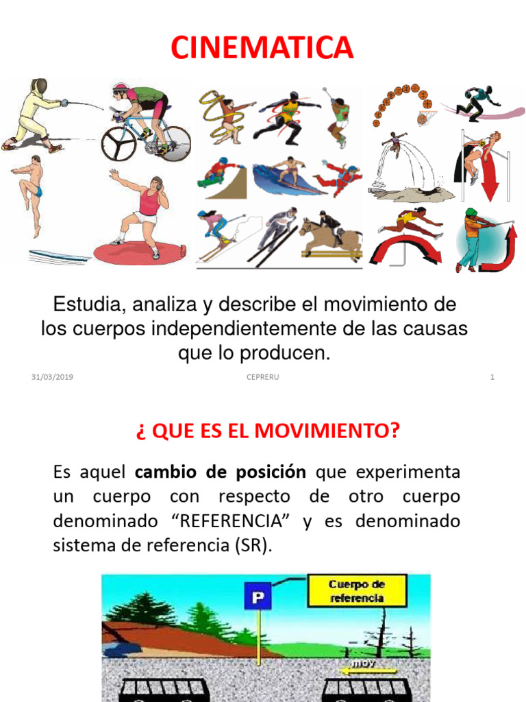 Conceptos Clave de Cinemática | PDF | Aceleración | Velocidad