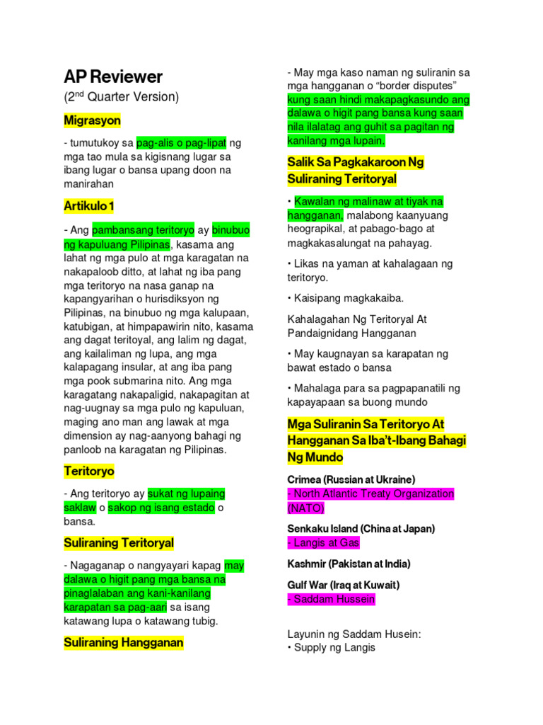 AP Reviewer | PDF