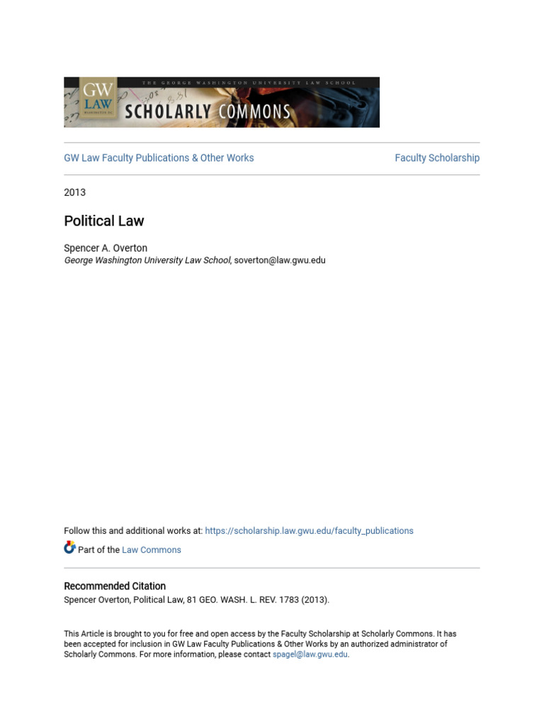 Understanding Political Law Dynamics | PDF | Politics | Social Science