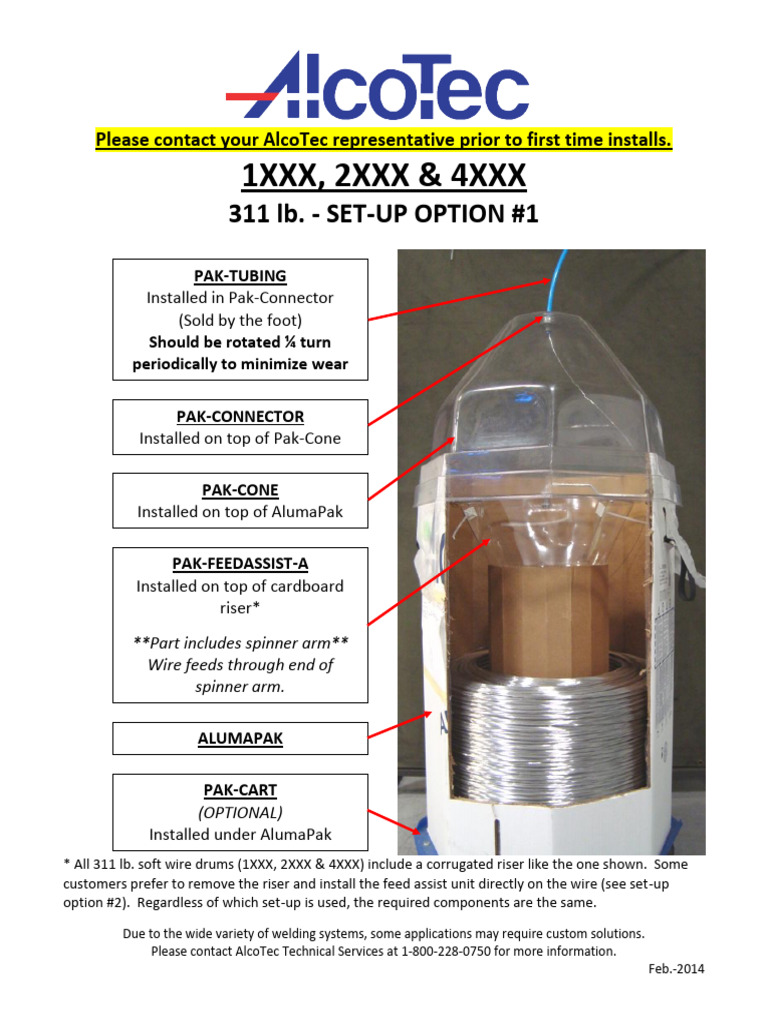 AlcoTec Drum Set-Up 1XXX 2XXX 4XXX AlumaPak | PDF | Mechanical Engineering | Industrial Processes