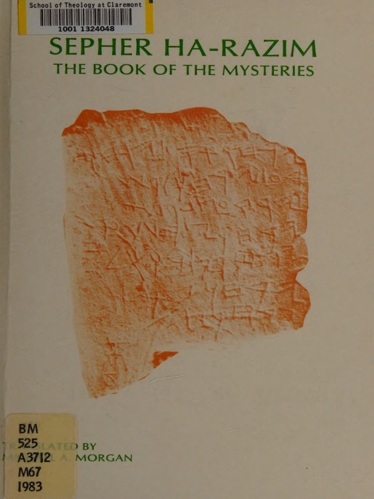 Sepher Ha-Razim - The Book of The Mysteries (1966-1983) | PDF