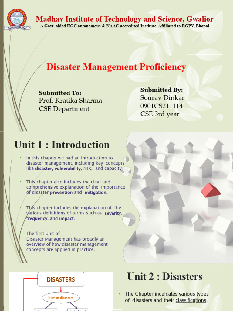 Disaster Management Overview and Strategies | PDF