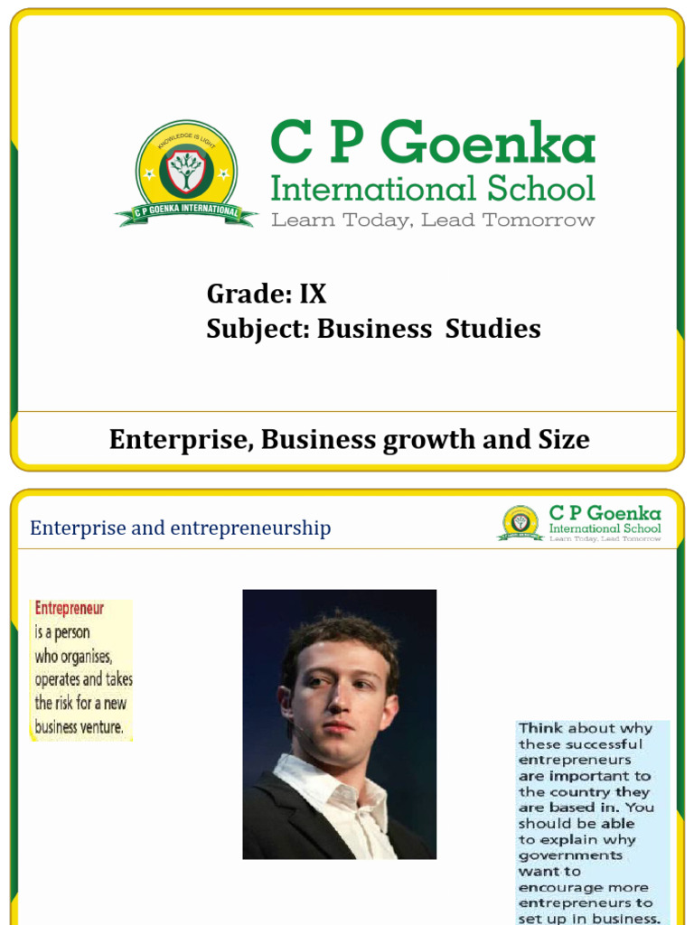 CP_BS_G9_C3_OL1_ppt | PDF | Mergers And Acquisitions | Entrepreneurship
