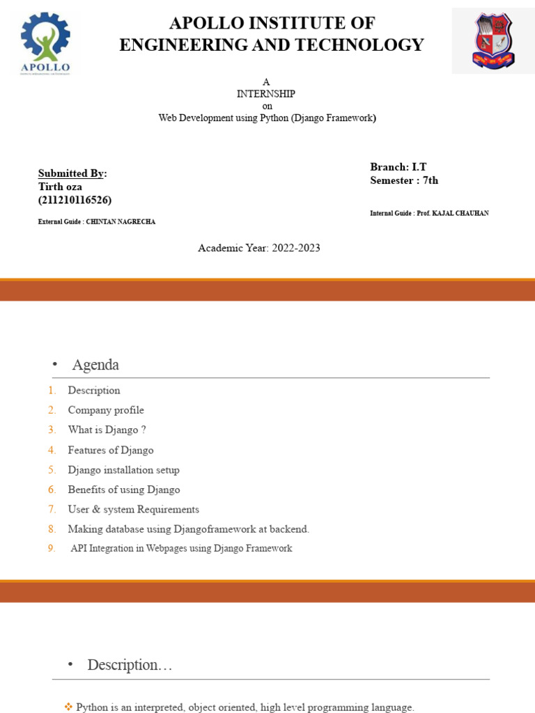 Tirthoza PPT-1 | PDF | Web Application | Python (Programming Language)