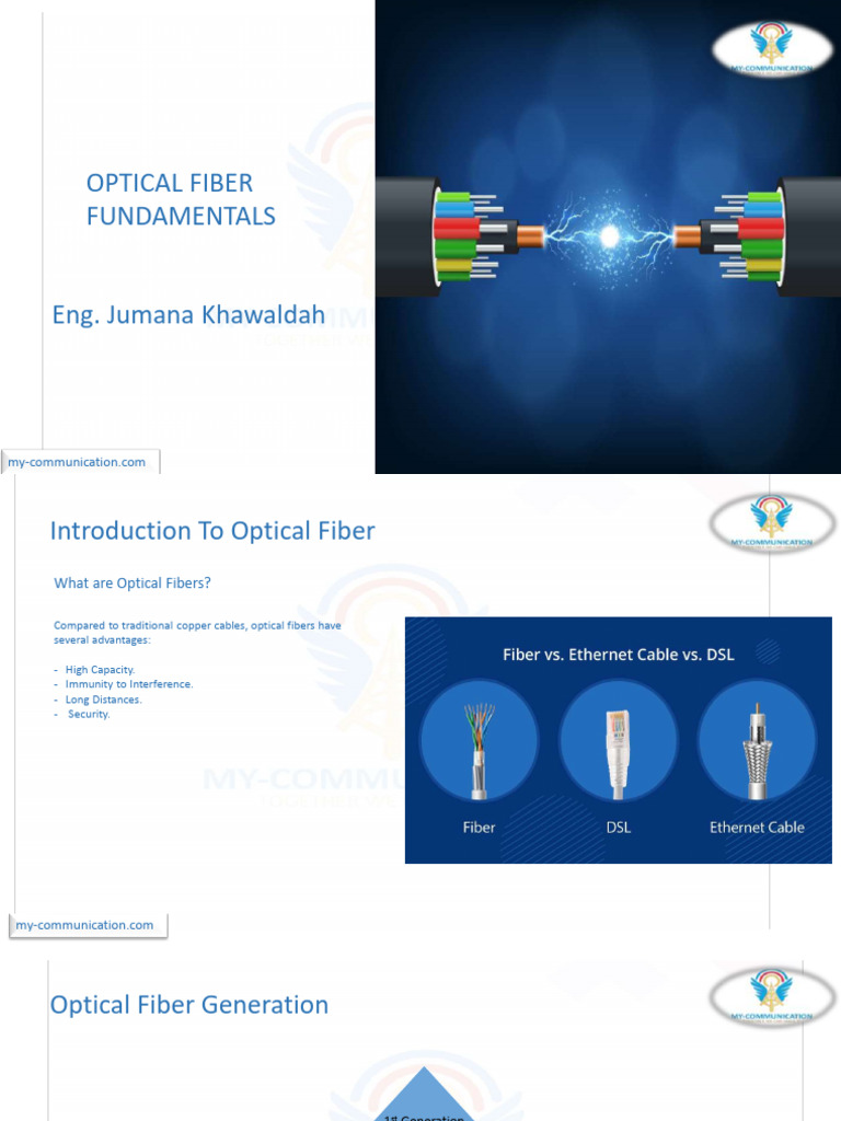 Optical Fiber MY Communication | PDF | Fiber To The X | Optical Fiber