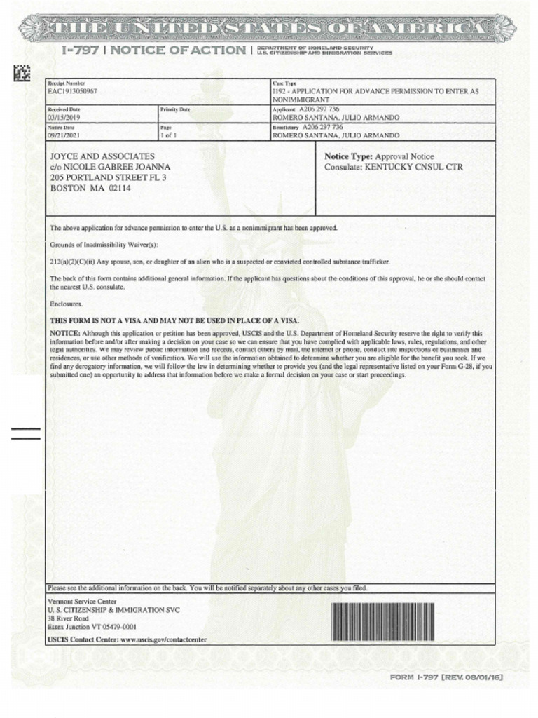 Approval Notice 2 | PDF