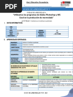 Sesion de Aprendizaje de Corel Draw | PDF | Aprendizaje | Maestros