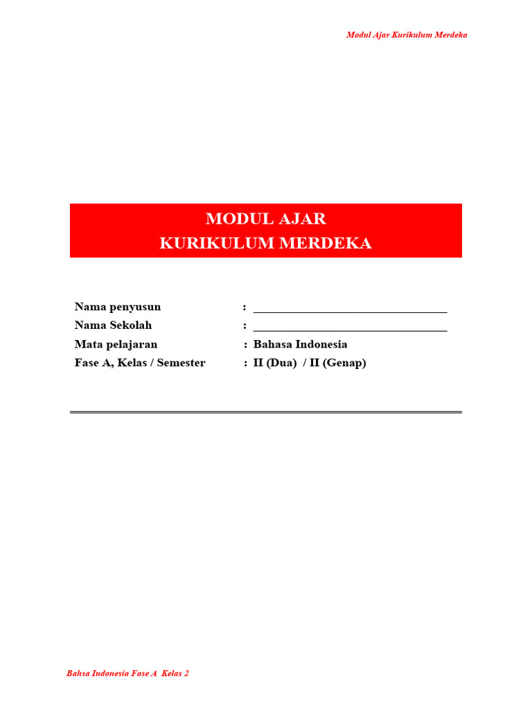 Modul Ajar BAB 5 | PDF