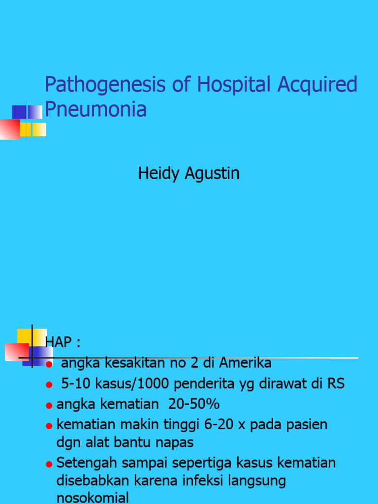 Hospital Acquired Pneumonia Heidy | PDF