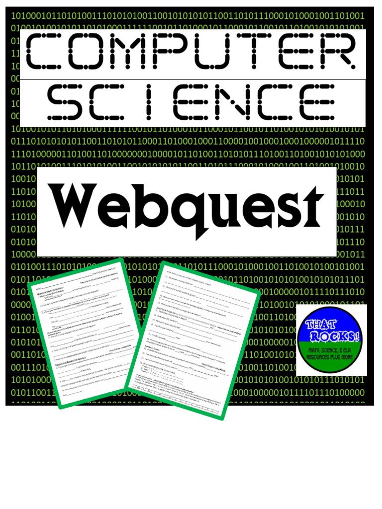 Computer Science Web Quest For Middle School | PDF