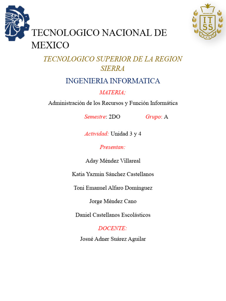 Administración de Recursos Informáticos | PDF