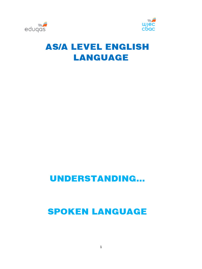 Analyzing Spoken Language Features | PDF | Verb | Grammatical Tense