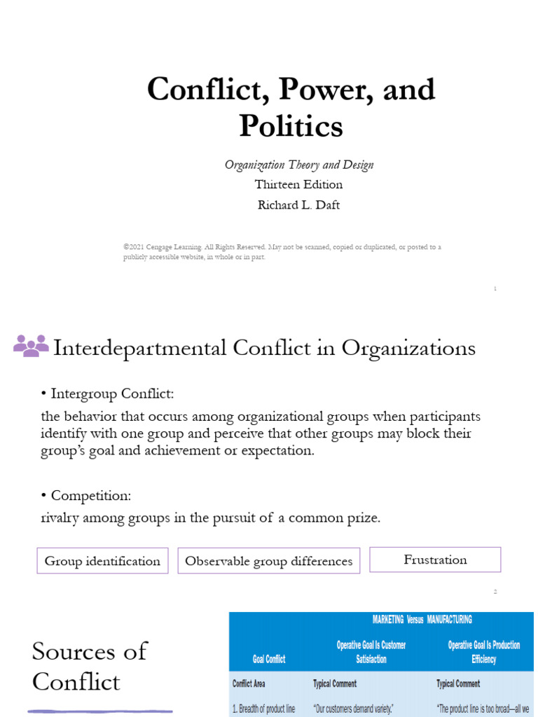 10.conflict - Power - and Politics | PDF | Power (Social And Political ...