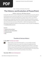 History of Microsoft PowerPoint | PDF | Microsoft Power Point ...