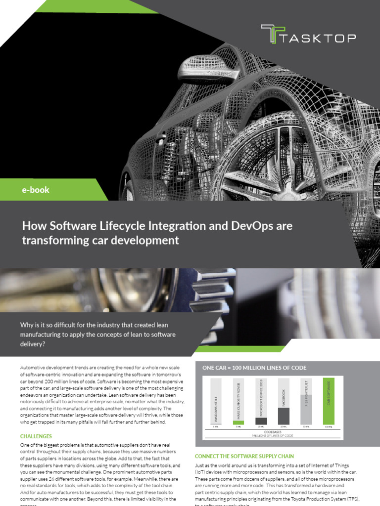 DevOps and Software Integration in Automotive | PDF | Supply Chain | Agile Software Development