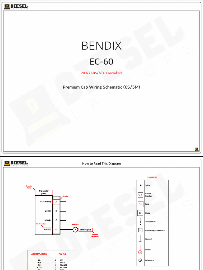 Wiring Schematic for Technicians | PDF | Electricity | Electrical ...