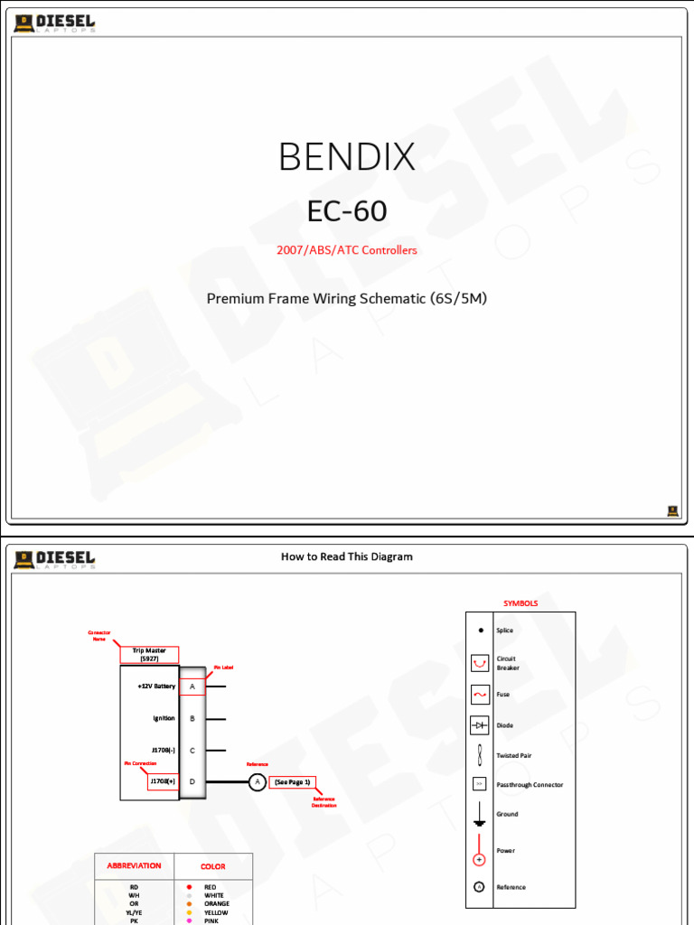 Bendix ABS - EC-60.Premium Frame (6S-5M) | PDF | Manufactured Goods ...