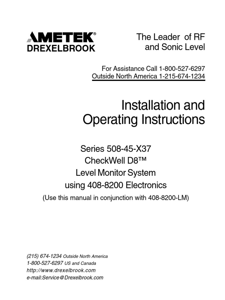 408-8200 Manual | Download Free PDF | Capacitance | Calibration