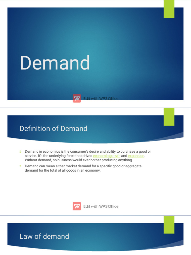 Demand | PDF | Demand | Supply (Economics)