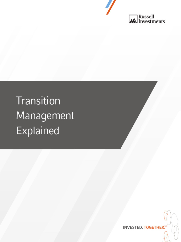 Transition Management Explained | PDF | Financial Risk | Market Liquidity