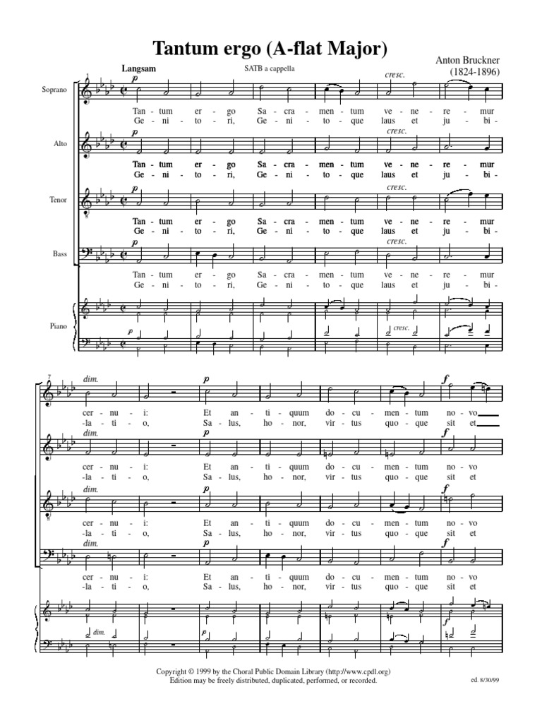 Tantum Ergo IV | PDF