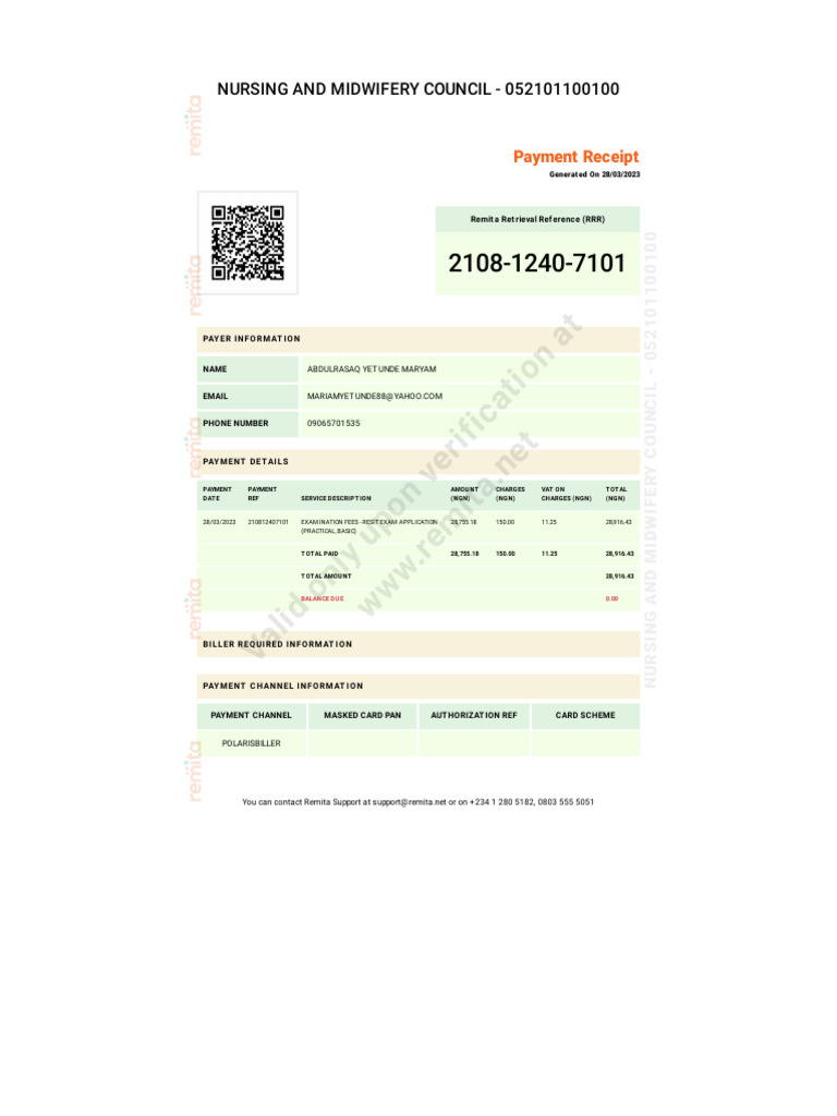 Mariam Transaction Receipt | PDF | Payments | Banking Technology