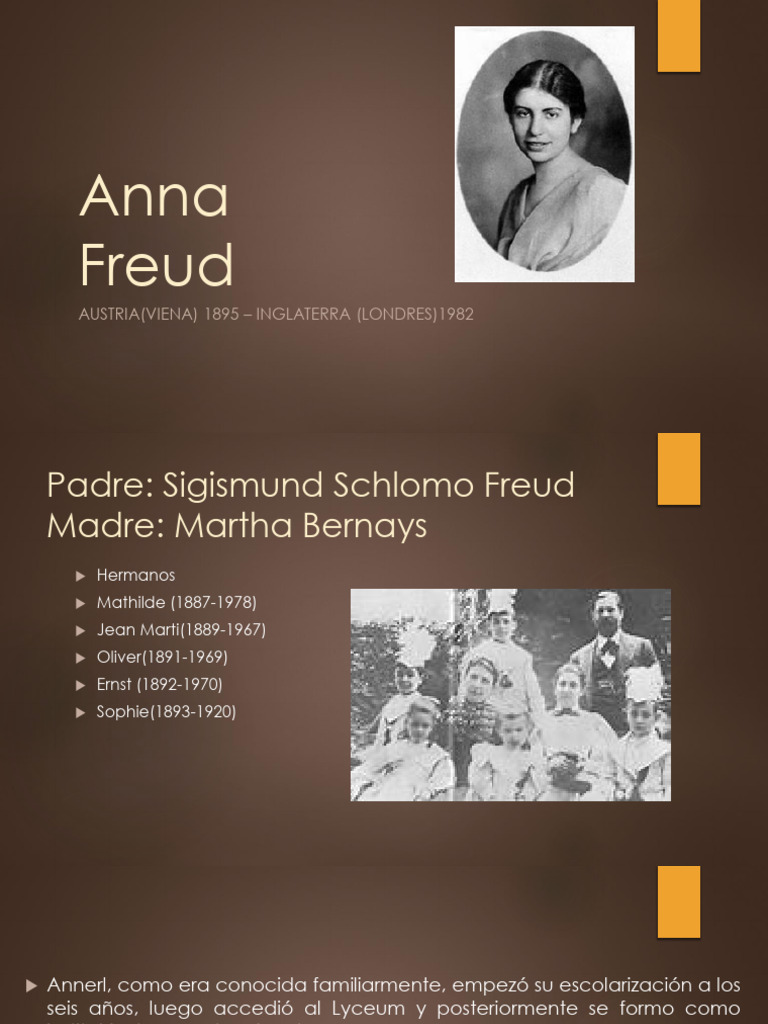 Anna Freud | PDF | Psicoanálisis | Ciencias del comportamiento