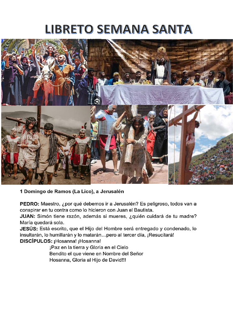 Libreto Semana Santa | PDF
