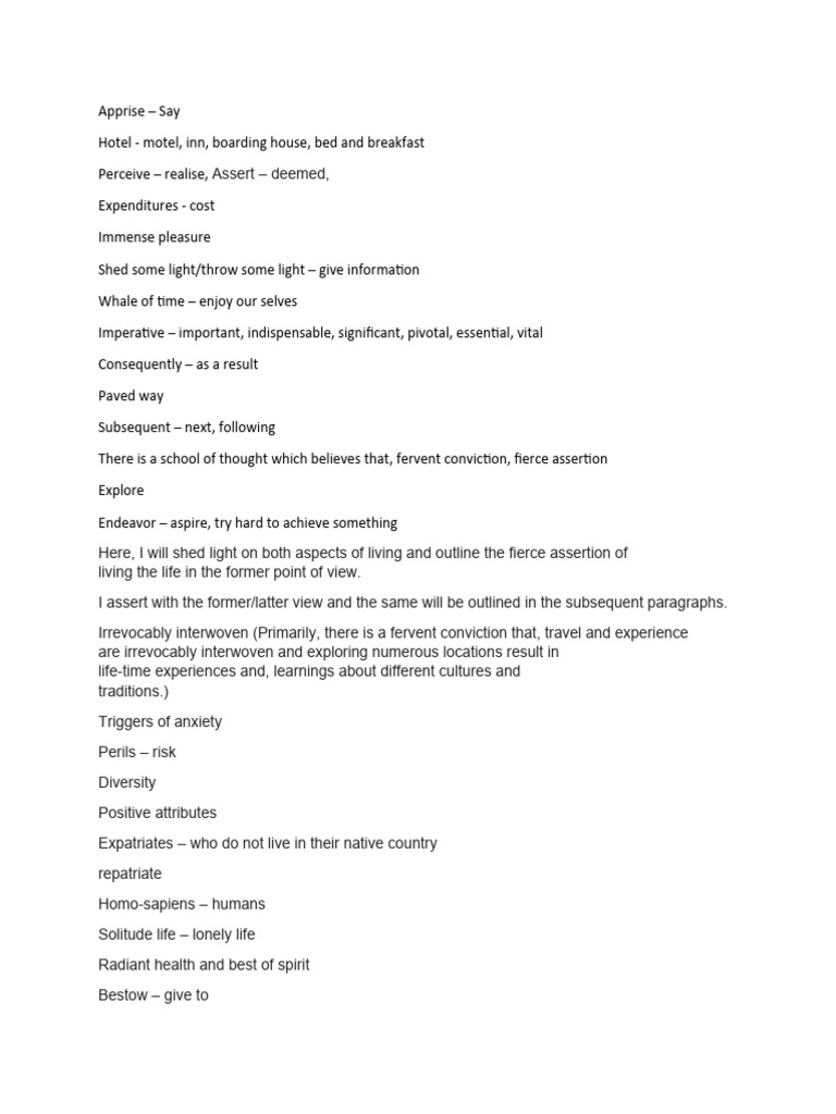 Vocab | PDF | Psychological Concepts | Psychology