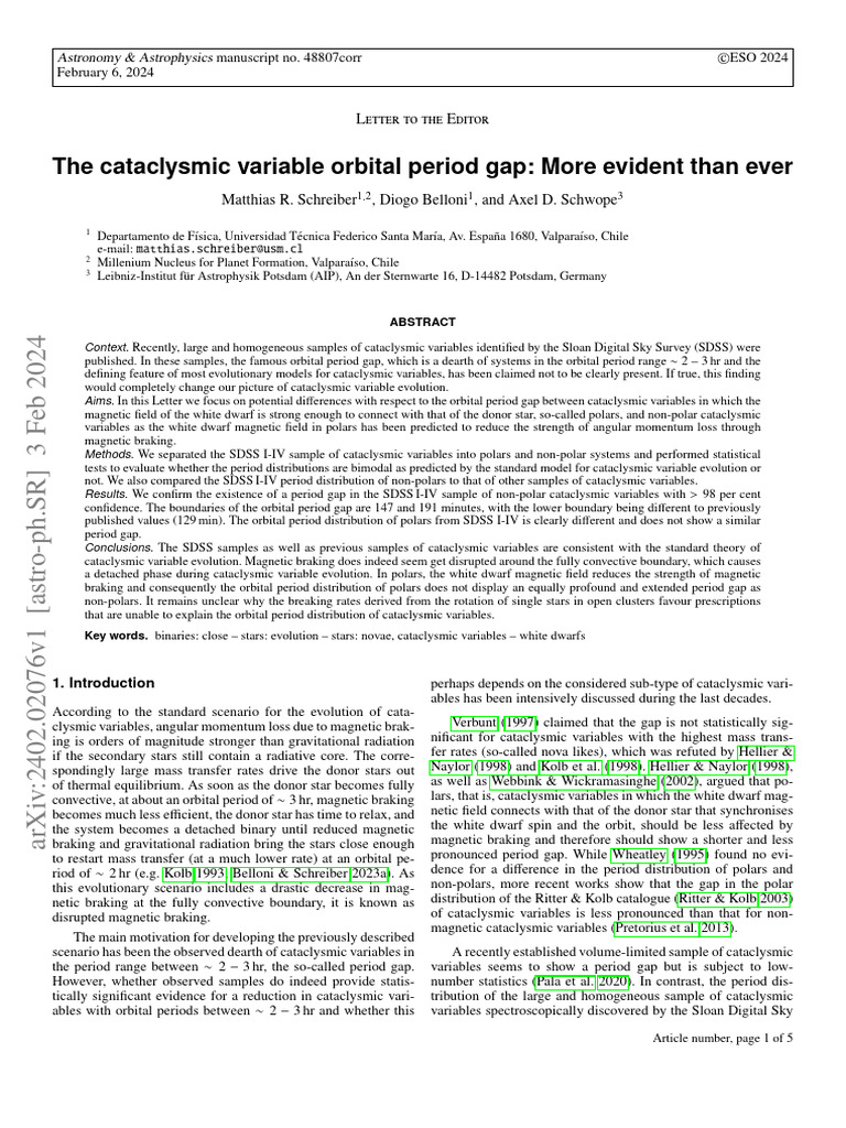 The Cataclysmic Variable Orbital Period Gap: More Evident Than Ever | PDF