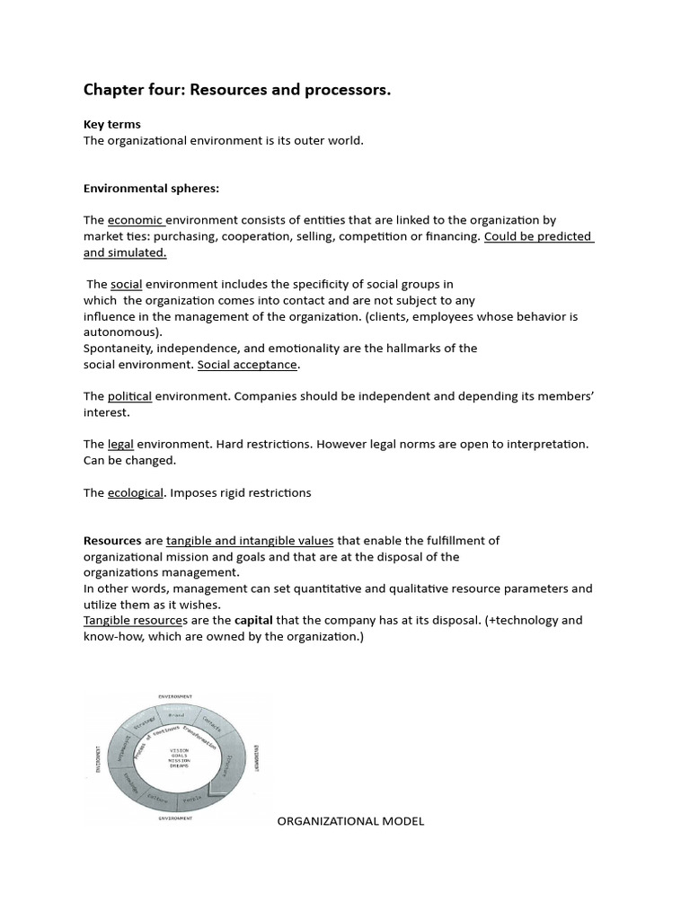 Chapter 4 Resources and Procceses | PDF | Economies | Social Psychology
