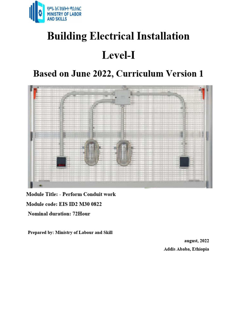 M08 Perform Conduit Work Edited | PDF | Occupational Safety And Health ...