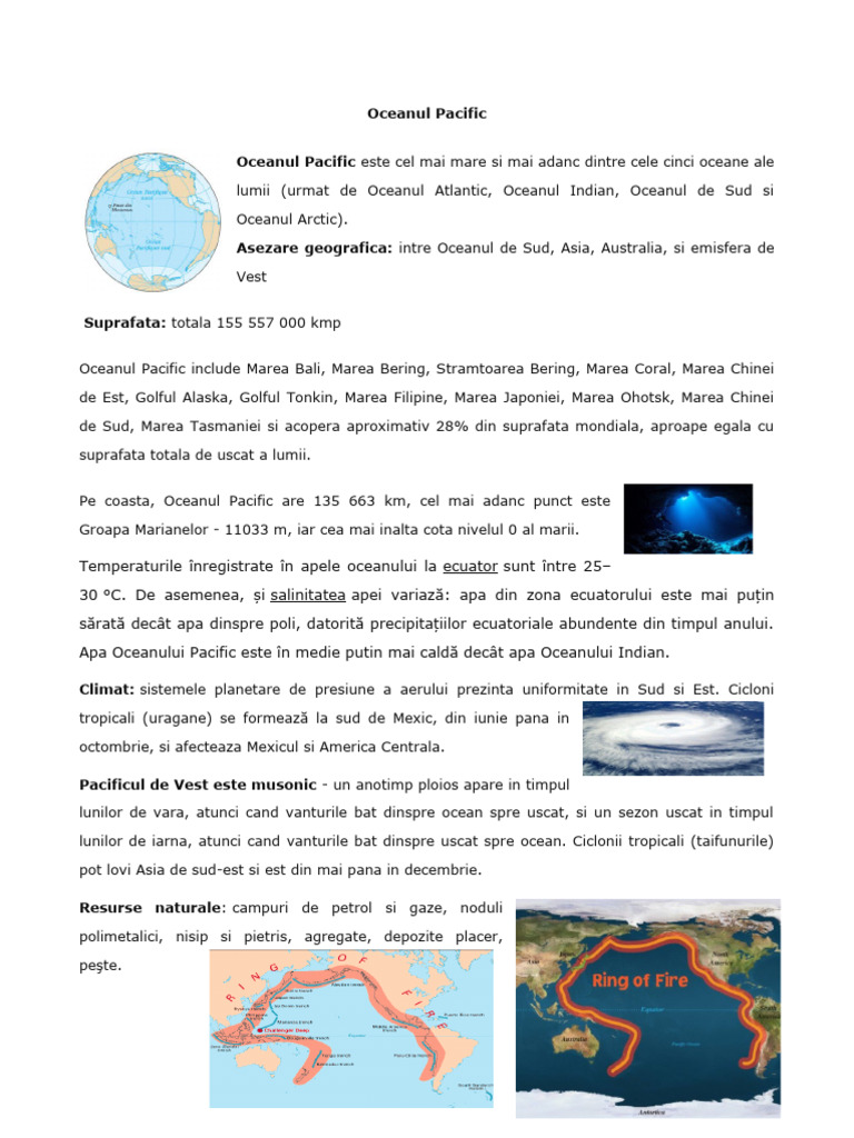 Oceanul Pacific | PDF