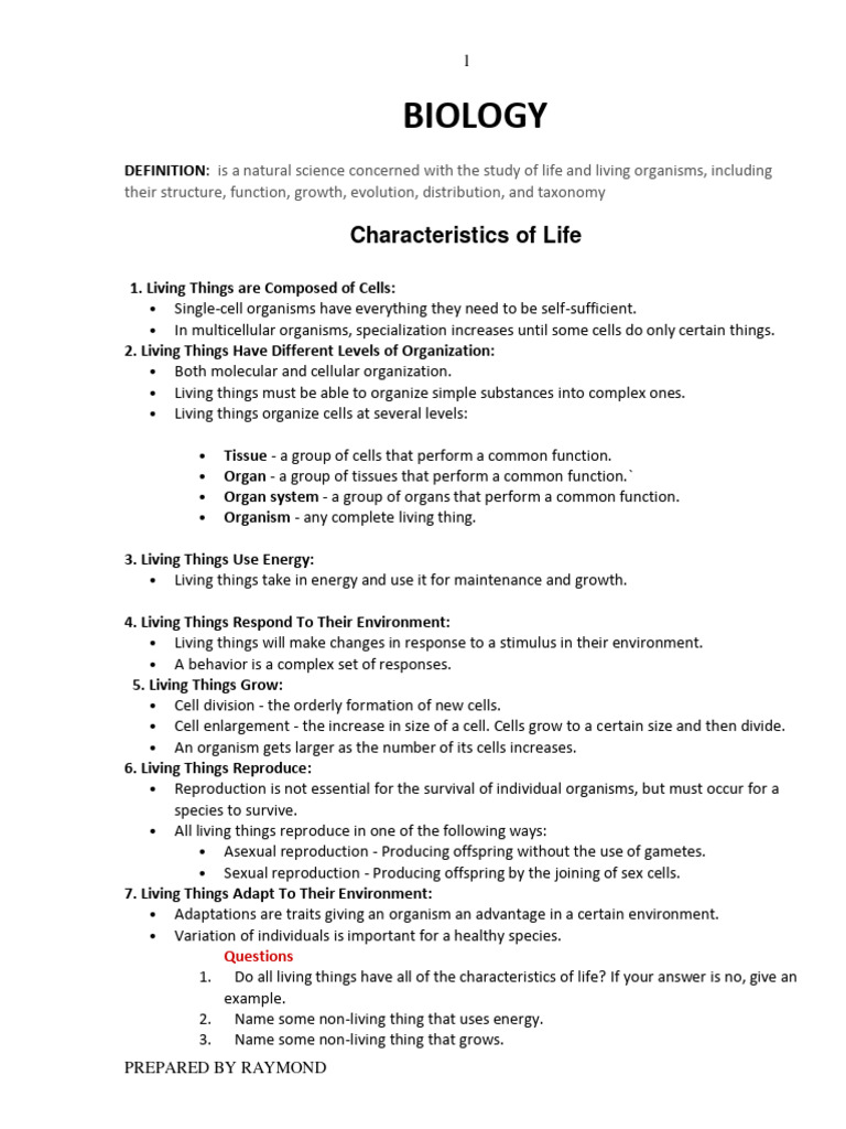 Biology Notes (2) 1 | PDF | Leaf | Enzyme