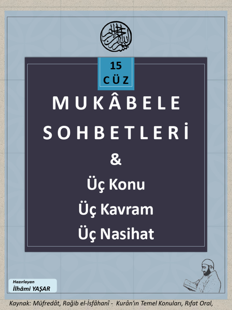 Mukabele Sohbeti 15. Cüz | PDF