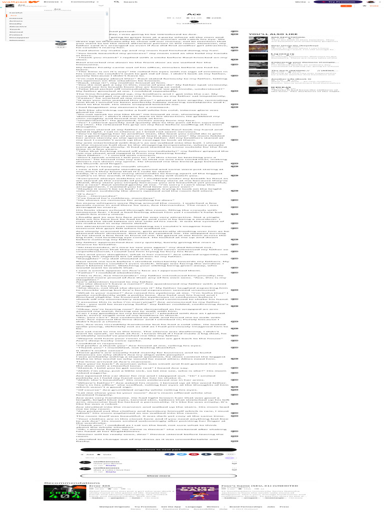 Ace - Wattpad | PDF