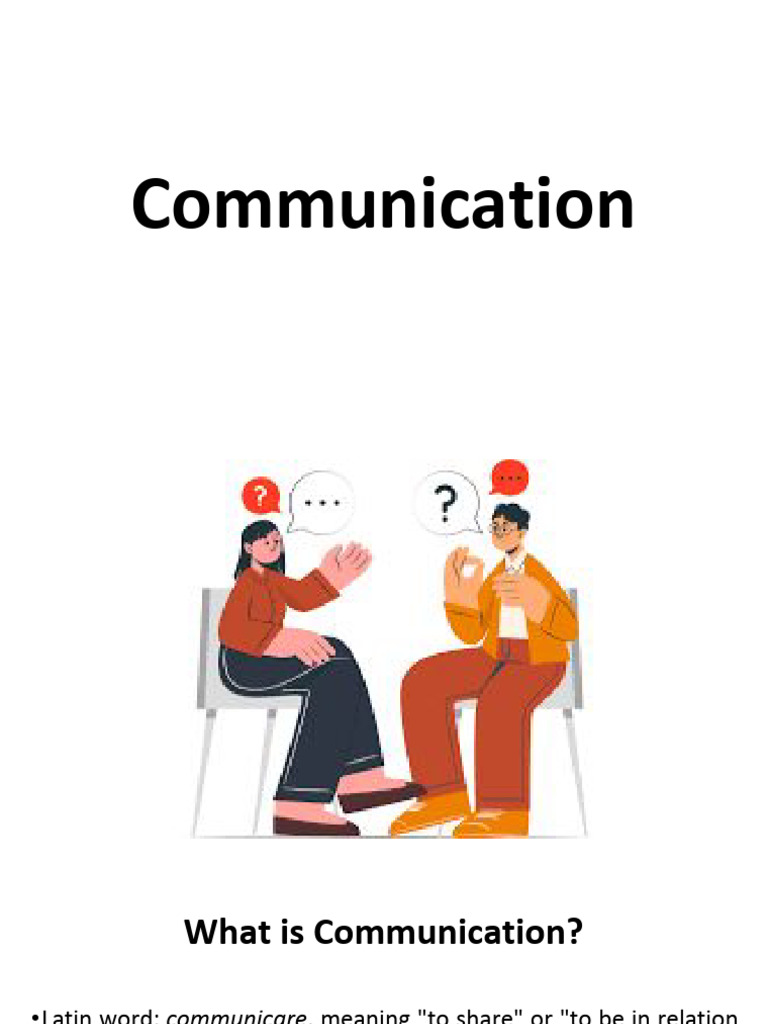 Communication | PDF | Communication | Human Communication