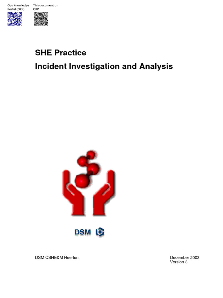 Incident Investigation and Analysis, Practice Incident Investigation ...
