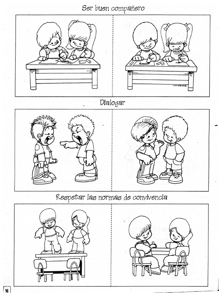 Normas de Convivencia para Pintar | PDF