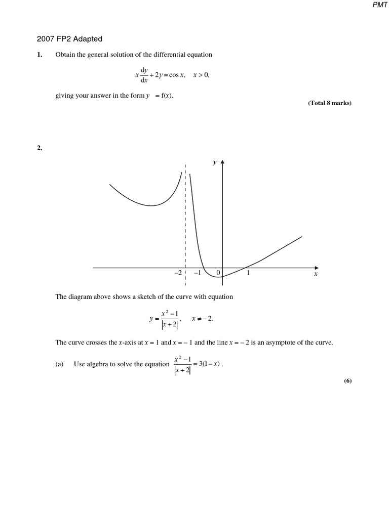 June 2007 Qp Download Free Pdf Equations Curve