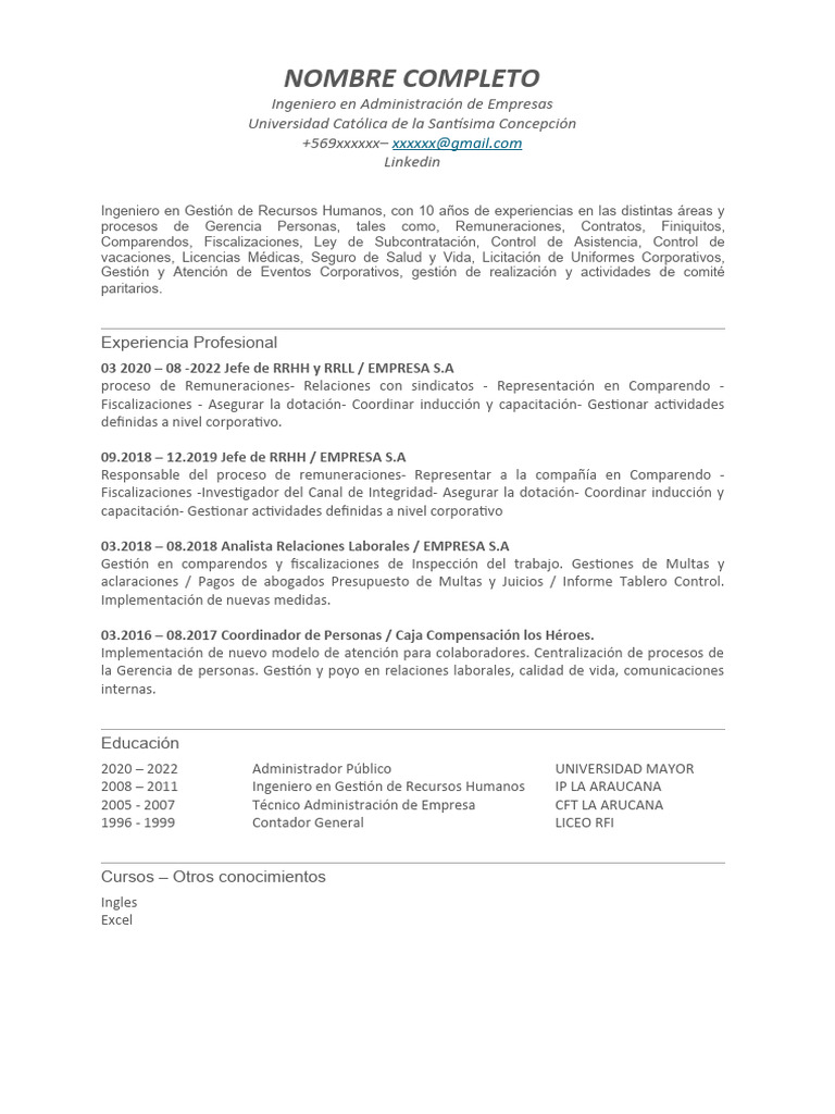 Nuevo Formato CV_RodrigoEmpleo | PDF