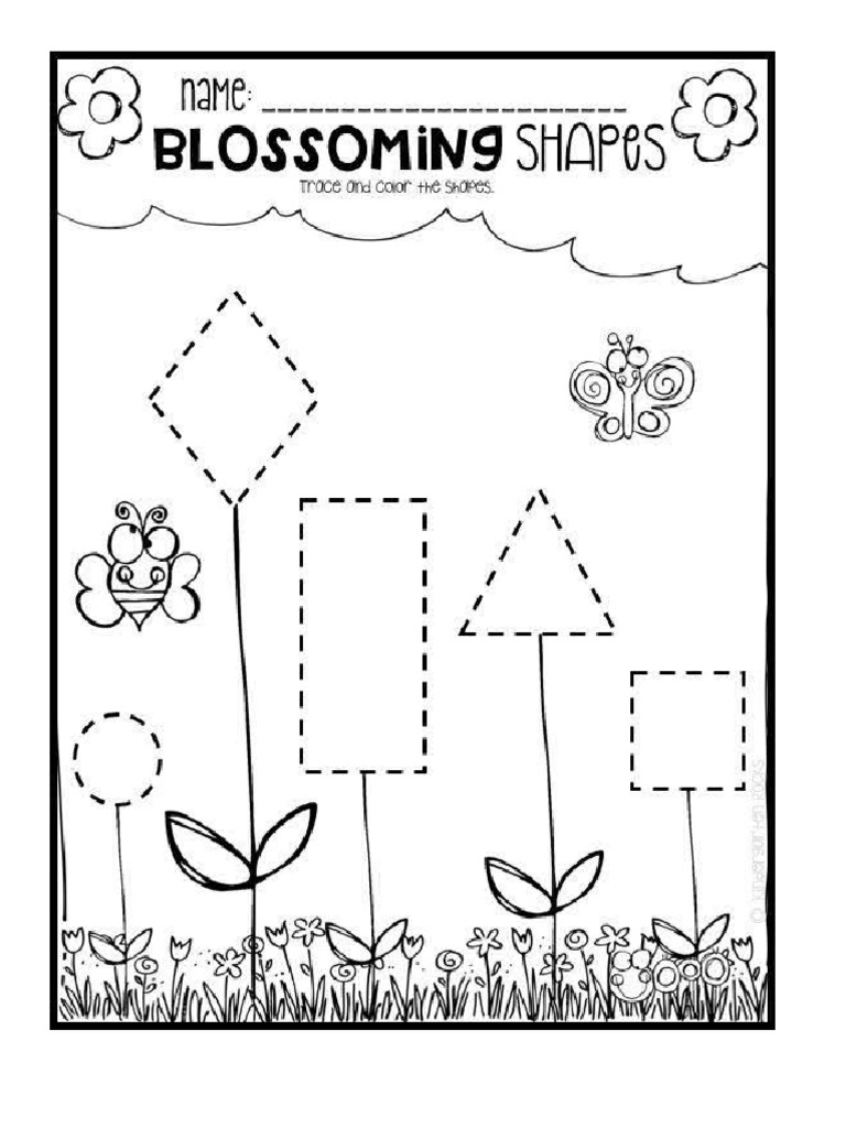 Blossoming Shapes Preschool | PDF