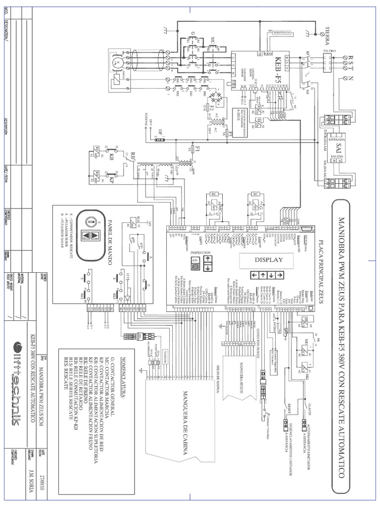 Schema Electrique Lifttechnik ASM | PDF