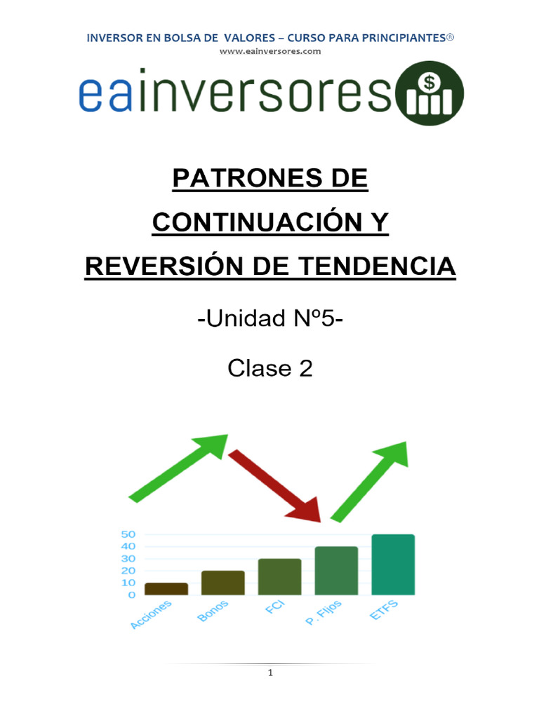 Patrones De Continuación Y Reversión De Tendencia Pdf Descargar Libre
