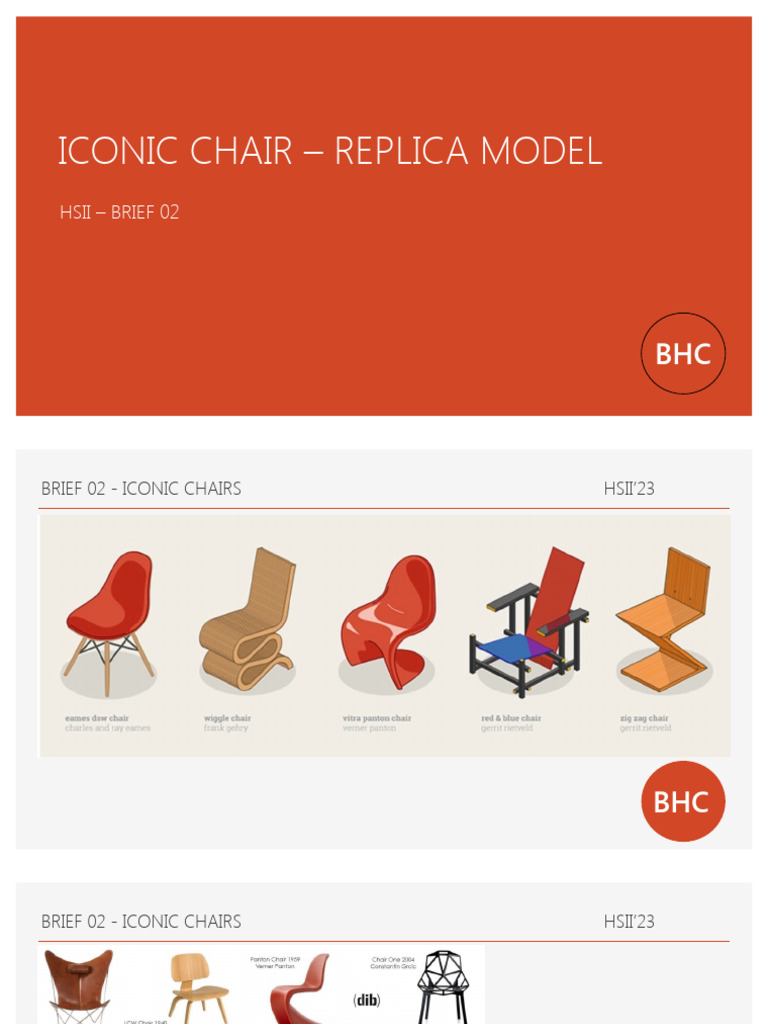 BHC b02 Hs II 2023 Iconic Chair Model | PDF