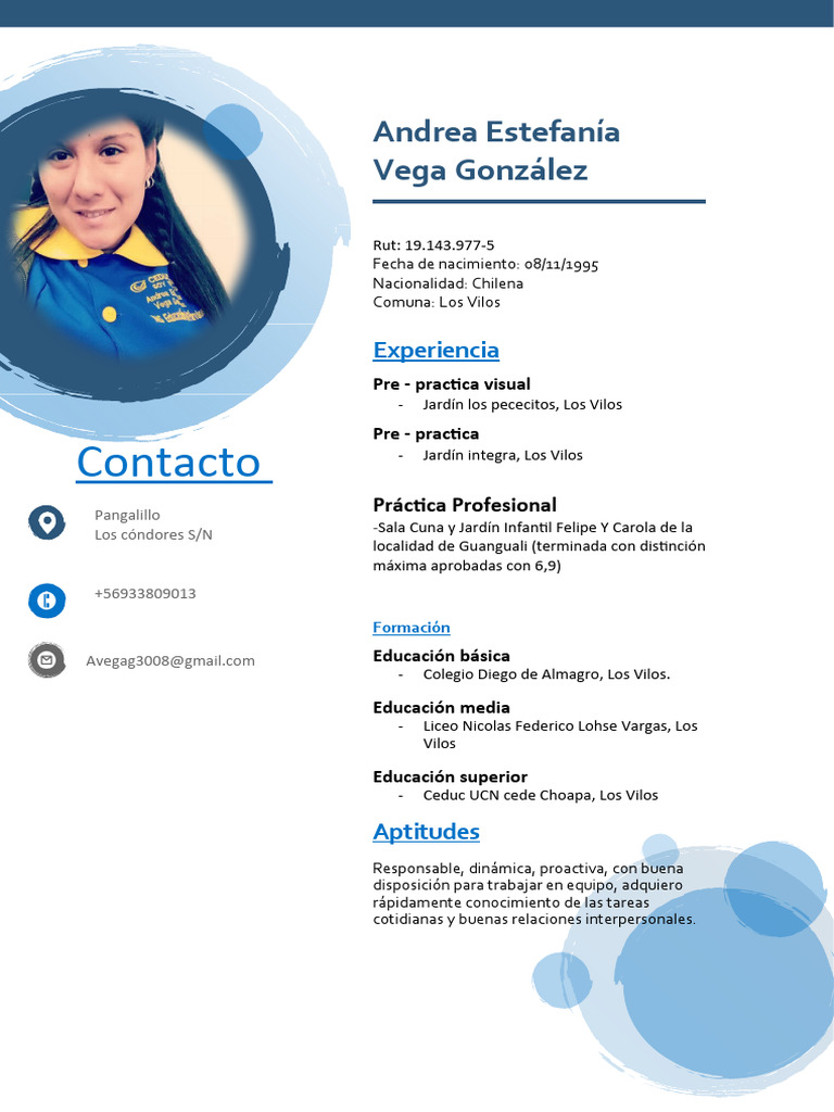 Curriculum Andrea Vega | PDF