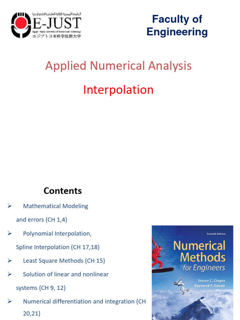 Lec 1-2 Interpolation | PDF