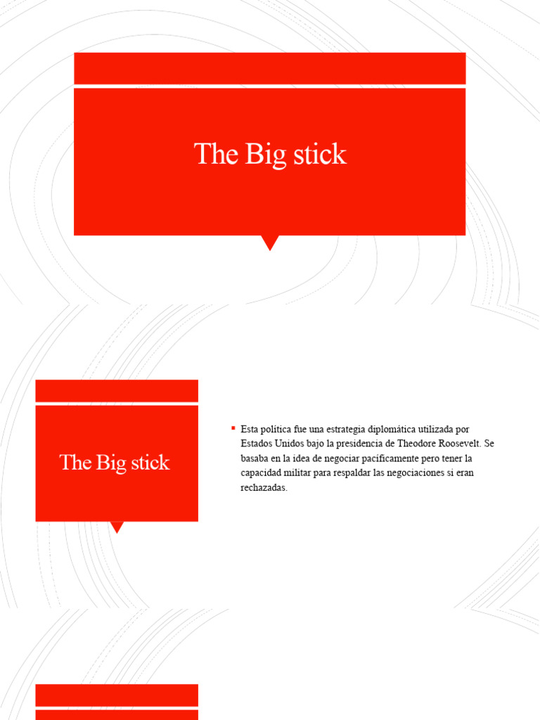 Política del Big Stick en EE. UU. | PDF | República Dominicana | Los ...