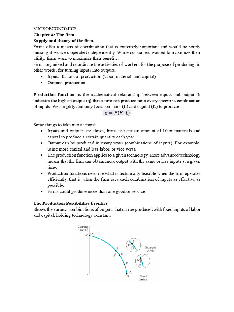 Firm Production and Cost Analysis | PDF | Production Function | Factors ...