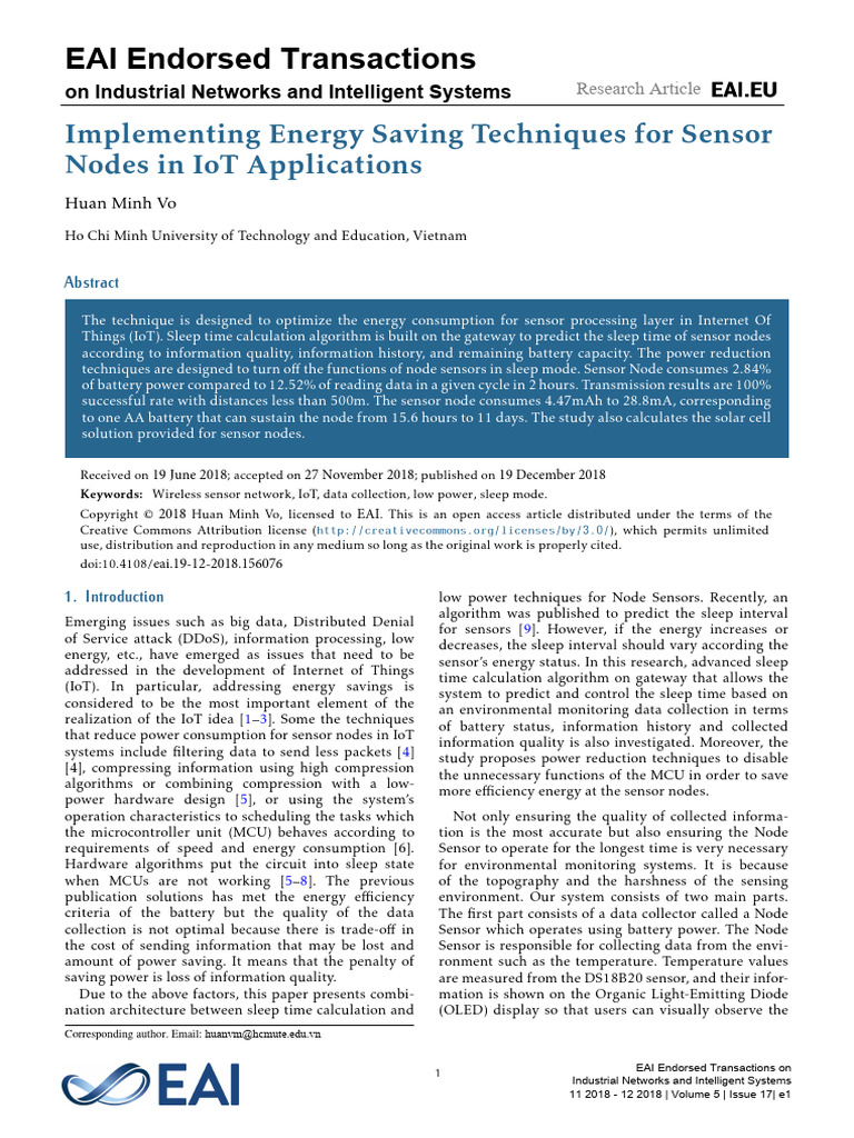 Eai 19-12-2018 156076 | PDF | Microcontroller | Internet Of Things